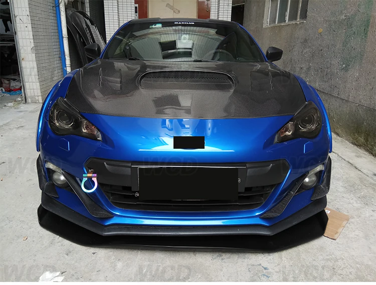 WRC Style Carbon Fiber GT86 Hood with Vents for Toyota 86
