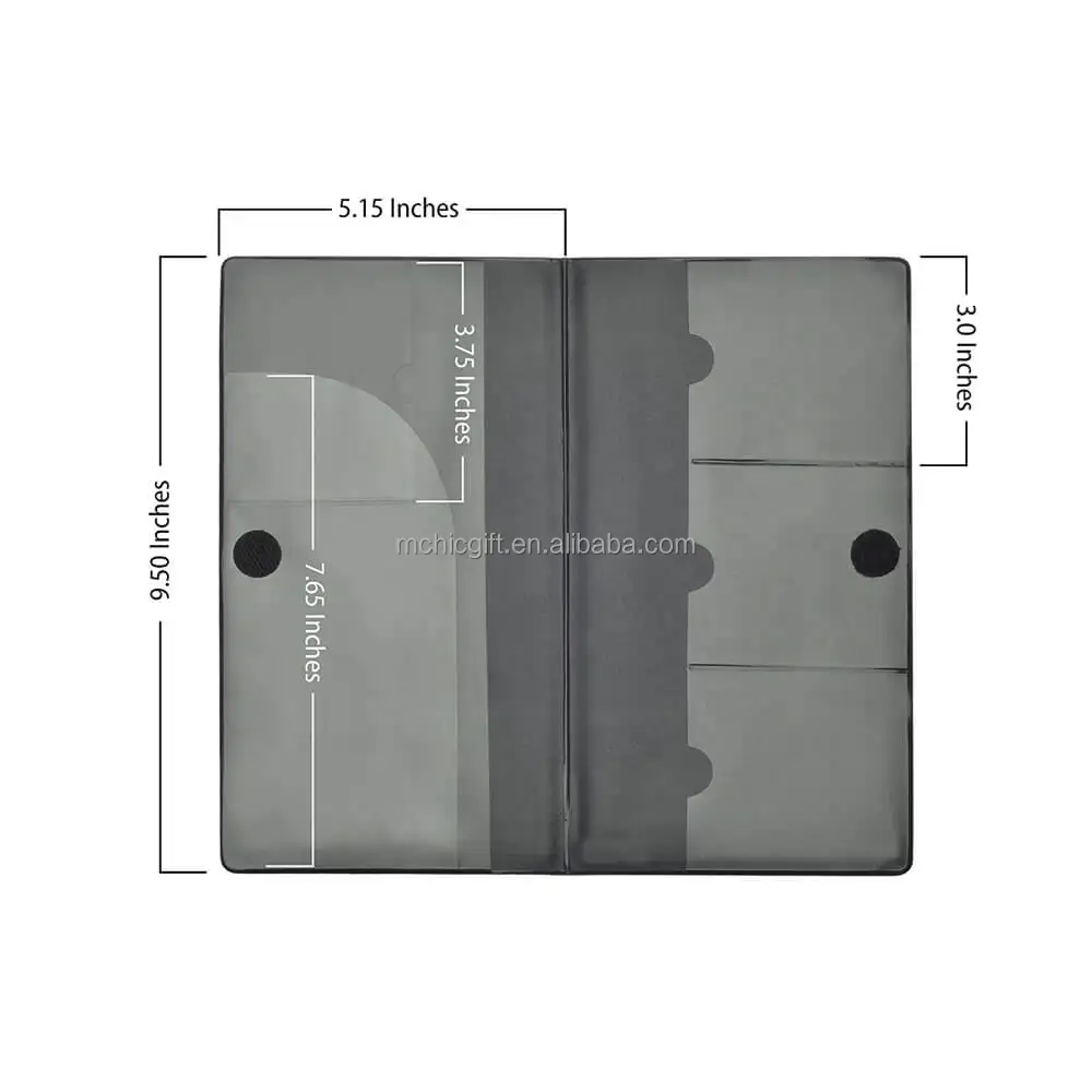 Custom PVC Essential Auto Documents Holder, Plastic Insurance Folder ...