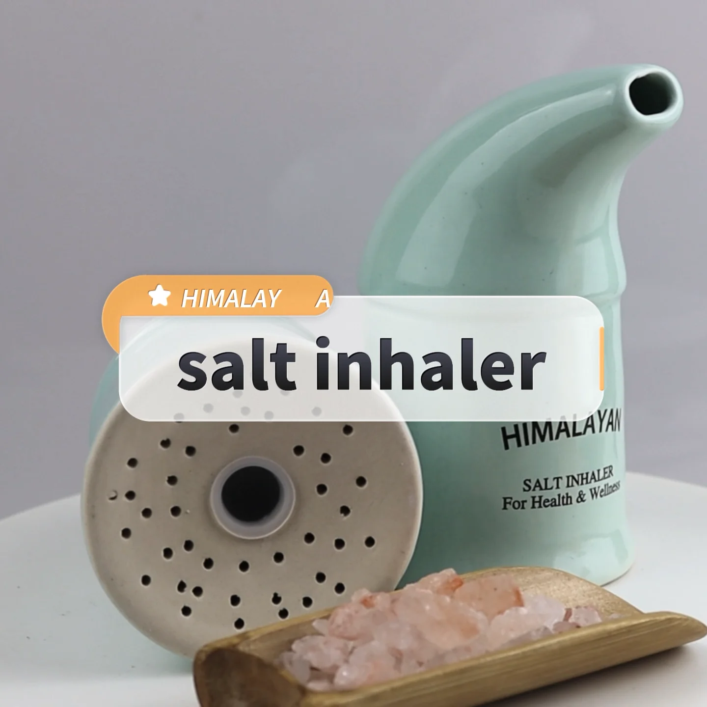 Natural Pure Salt Refillable Ceramic Reusablesmelling Himalayan Salt ...