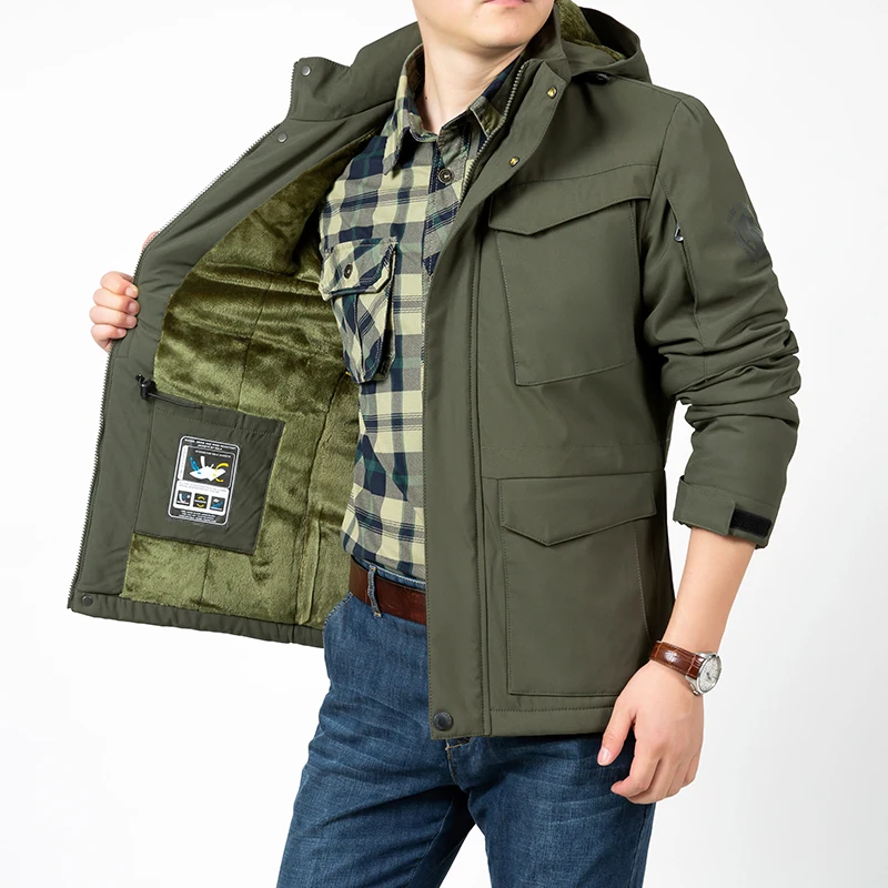 Custom Fur Lining Winter Waterproof Mens Jacket Parka - Buy Parka ...