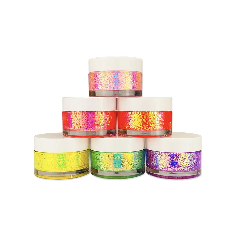 Pudaier New Organic Highlighter Powder Shimmer Glitter Jelly Gel ...
