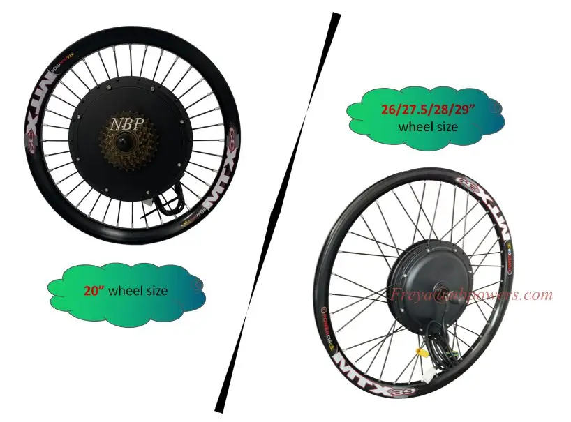 CE Approved Nbpower MTX Wheel Electric Bike Kits 52v2000w