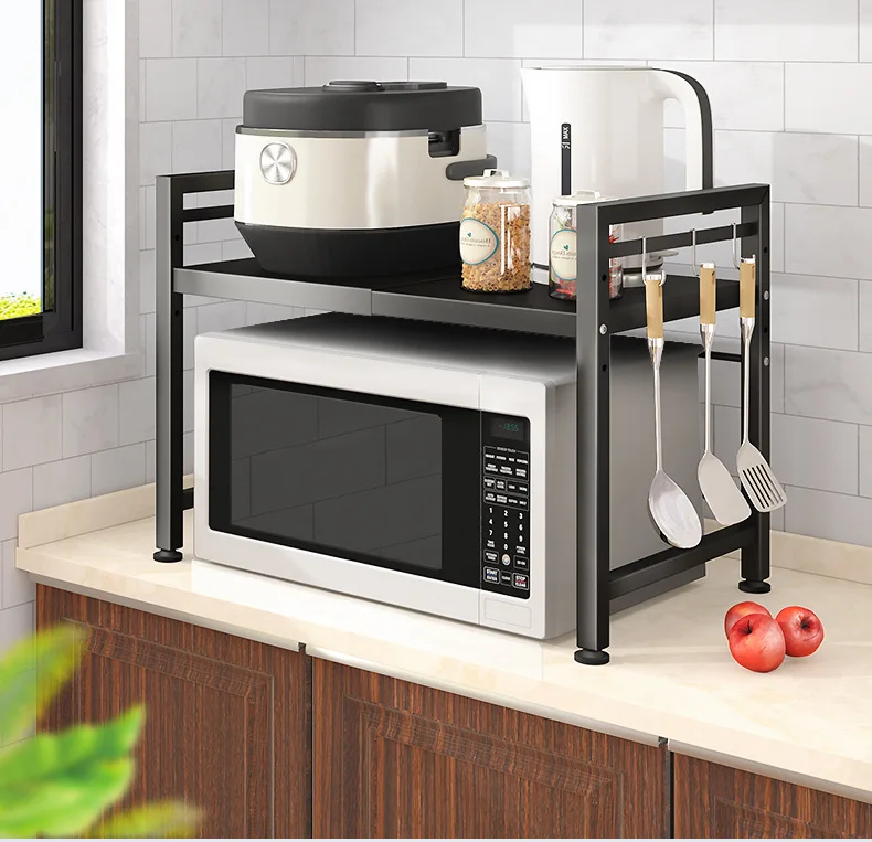 Retractable Kitchen Shelf for Microwave Oven & Rice Cooker