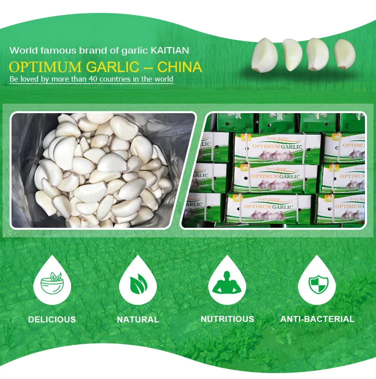 Fresh Peeled Garlic Clove Vacuum Bag And Nitrogen Bag Peeled Garlic For ...