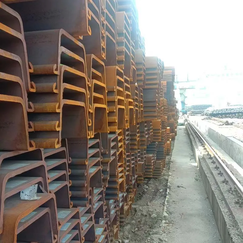 U Type Cold Formed Steel Sheet Pile in Different Shapes and Profile ...