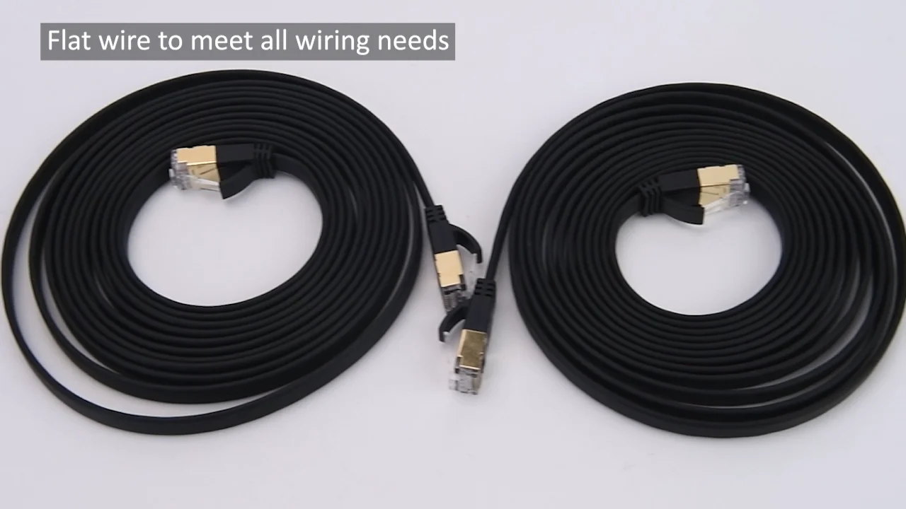 Flat Cat 6 Ethernet Cable Internet Network Cable Patch Cord Flat Cat 6 ...