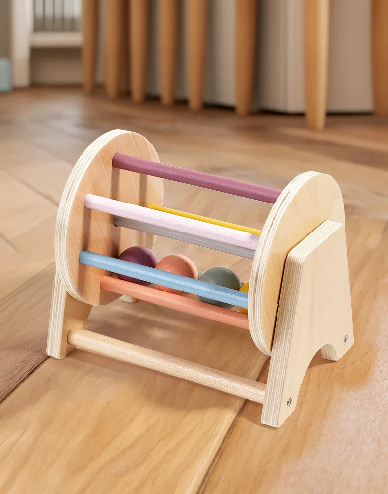 Montessori Infant Rolling Drum Toy Montessori Rolling For 3-18 Month ...