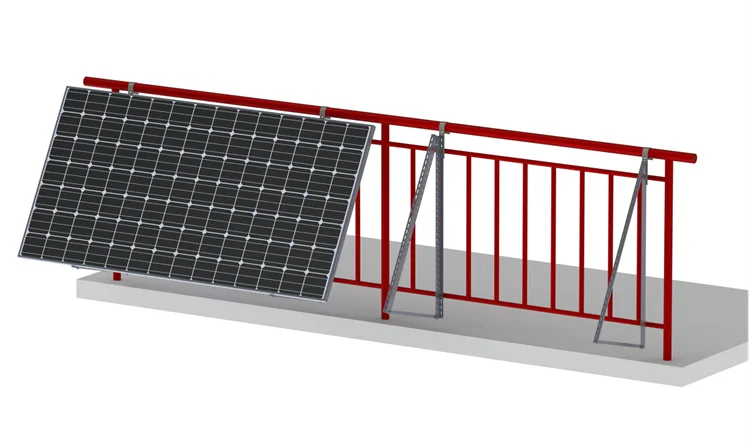 Adjustable Photovoltaic Mount Aluminum Balcony Solar Panel Mounting ...