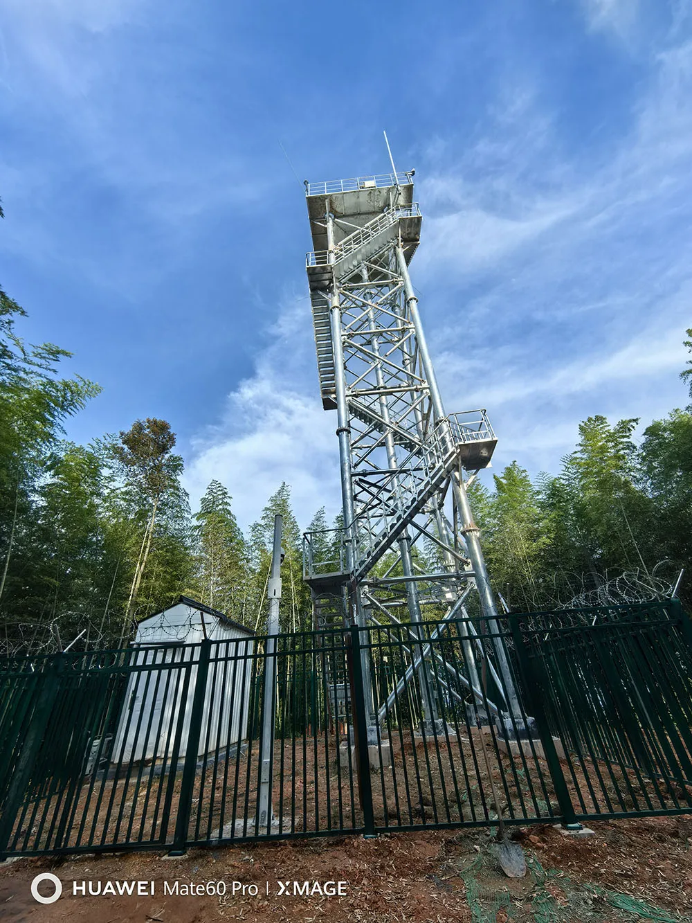 Telecommunication Accessory Prefabricated Steel Lookout Tower Guard ...