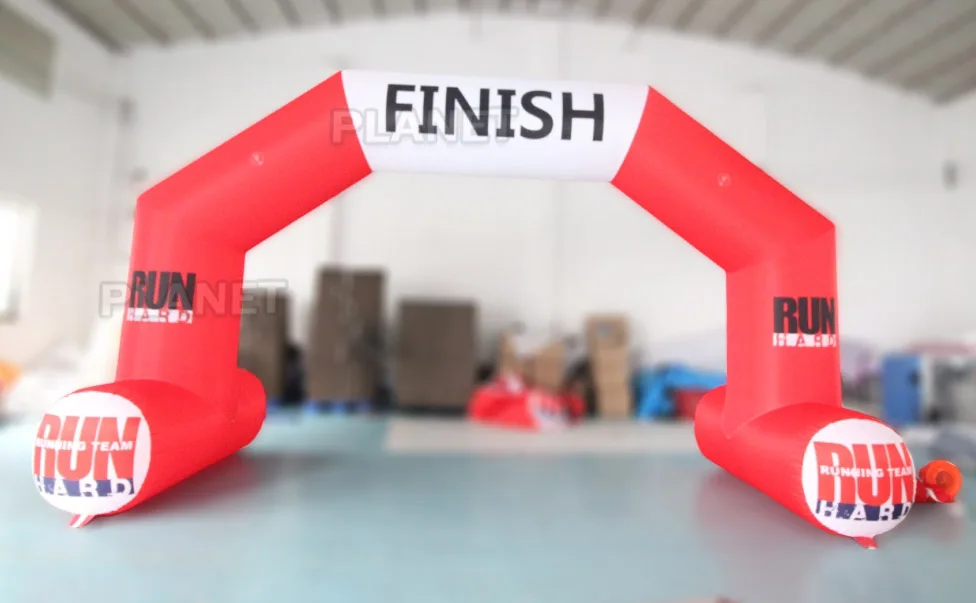 Customized Air Sealed Inflatable Balloon Arch Pvc Finish Line Arch ...