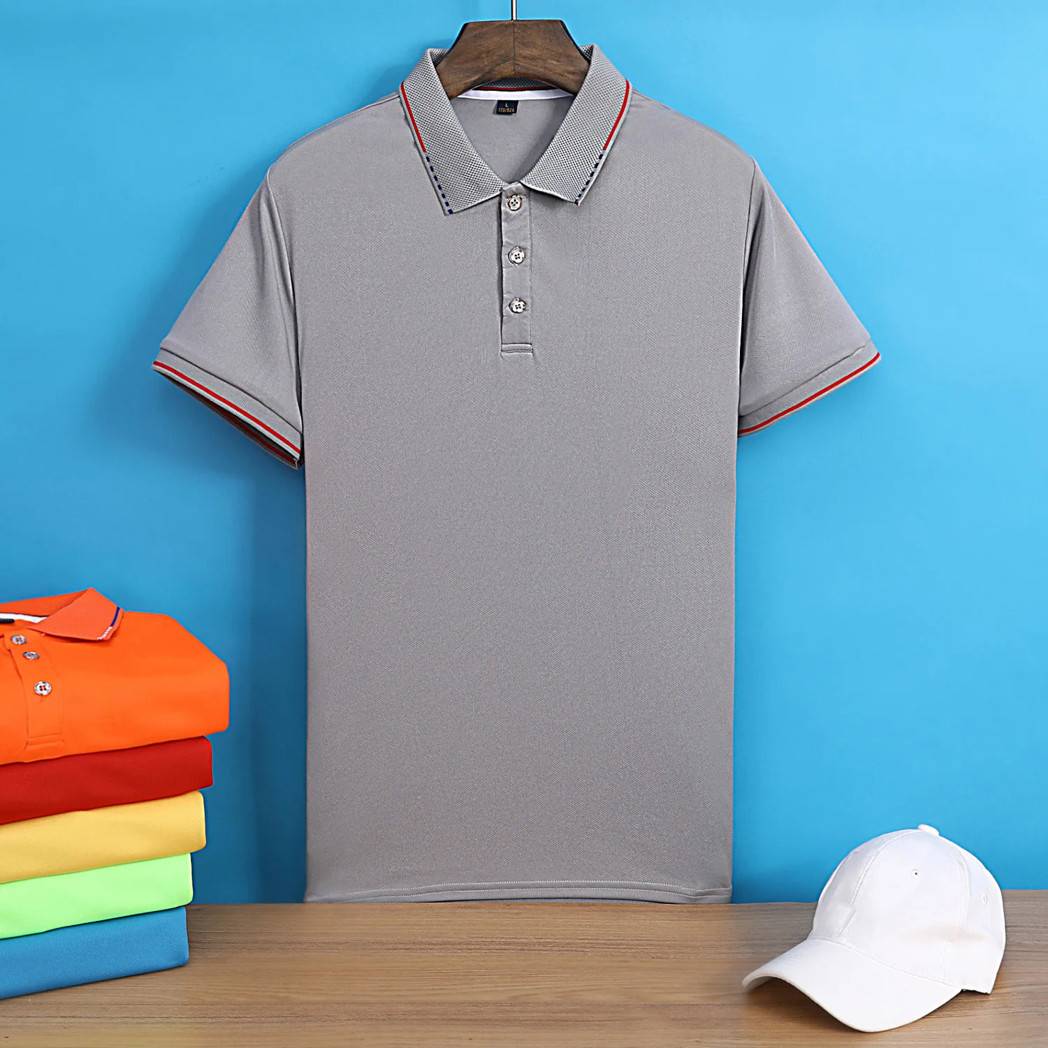 Custom Design Your Own Brand Polo Shirt Short Sleeve Men's 100 ...