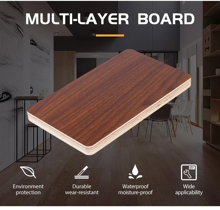 Wooden 4x8 Melamine Laminated Hdf Board Melamine Plywood Price - Buy ...