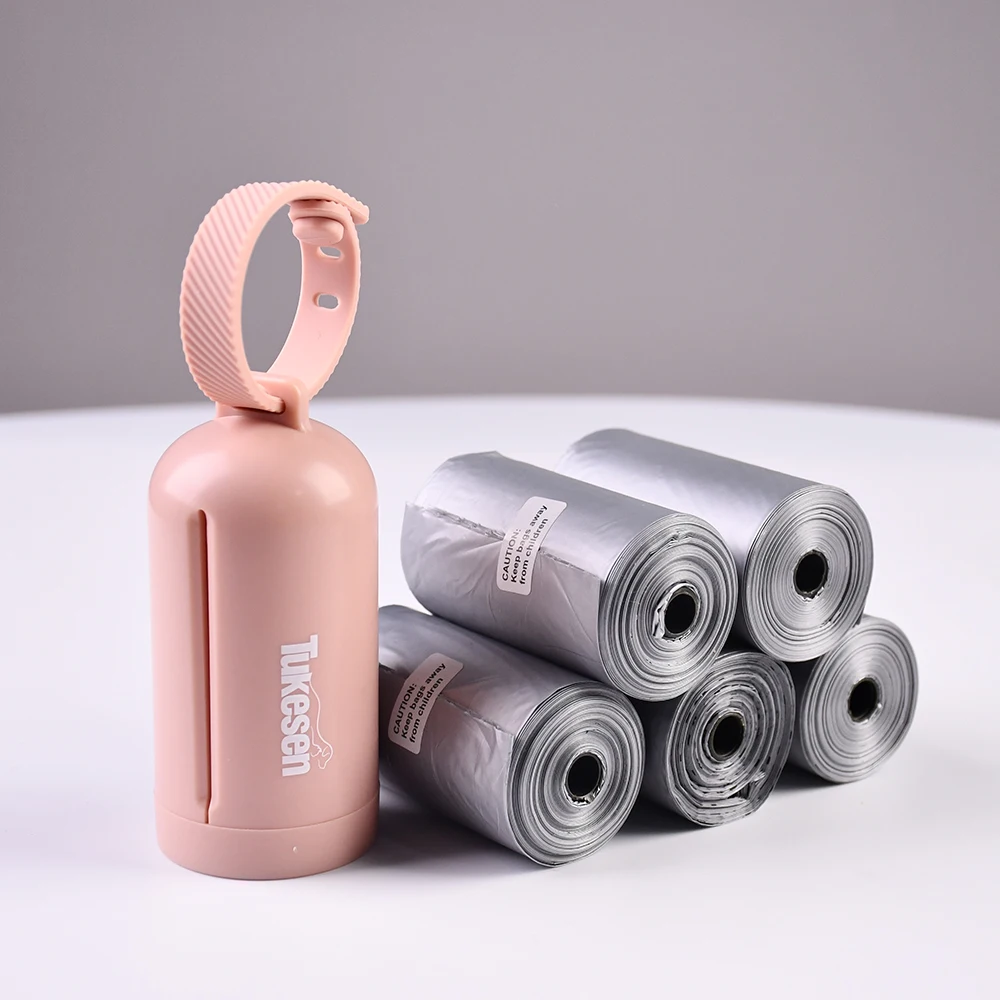 Waster Bag Dispenser Dog Poop Bag Holder with Sustainable Bags