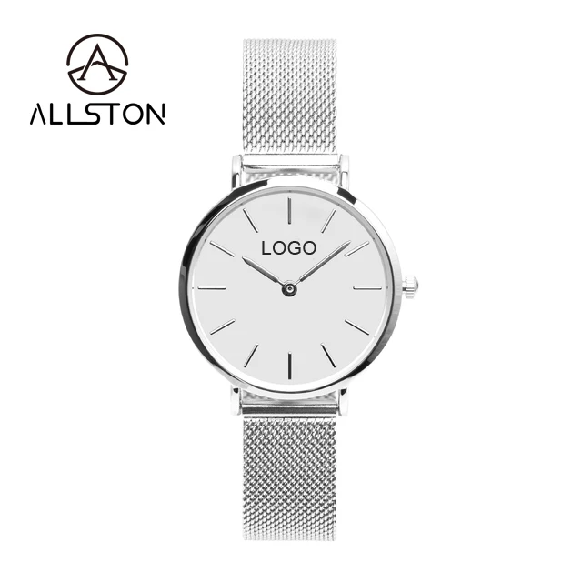 Stainless Steel Back Case Personalized Japanese Movement Stainless ...