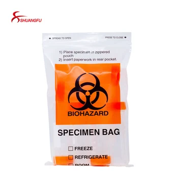 Lab Biohazard Zipper Autoclave Specimen Ldpe Kangaroo Bags - Buy Ldpe ...