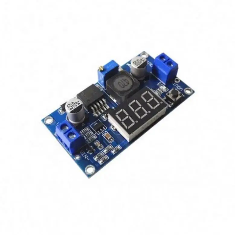 Lm2596 Power Module/led Voltmeter Dc-dc Adjustable Step-down Power ...
