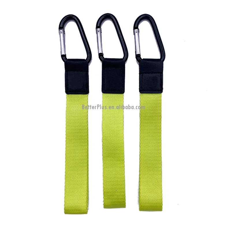 Custom Logo Text Short Nylon Lanyard Wrist Strap With Eagle Mouth ...