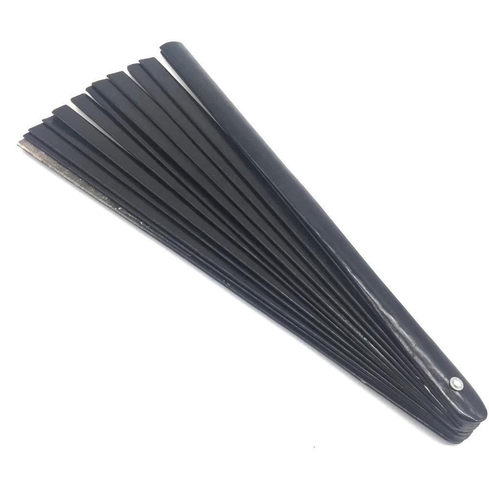 Bsbh 33cm Black Blank Hand Fan Bamboo For Hand Fan Crafting - Buy Hand ...