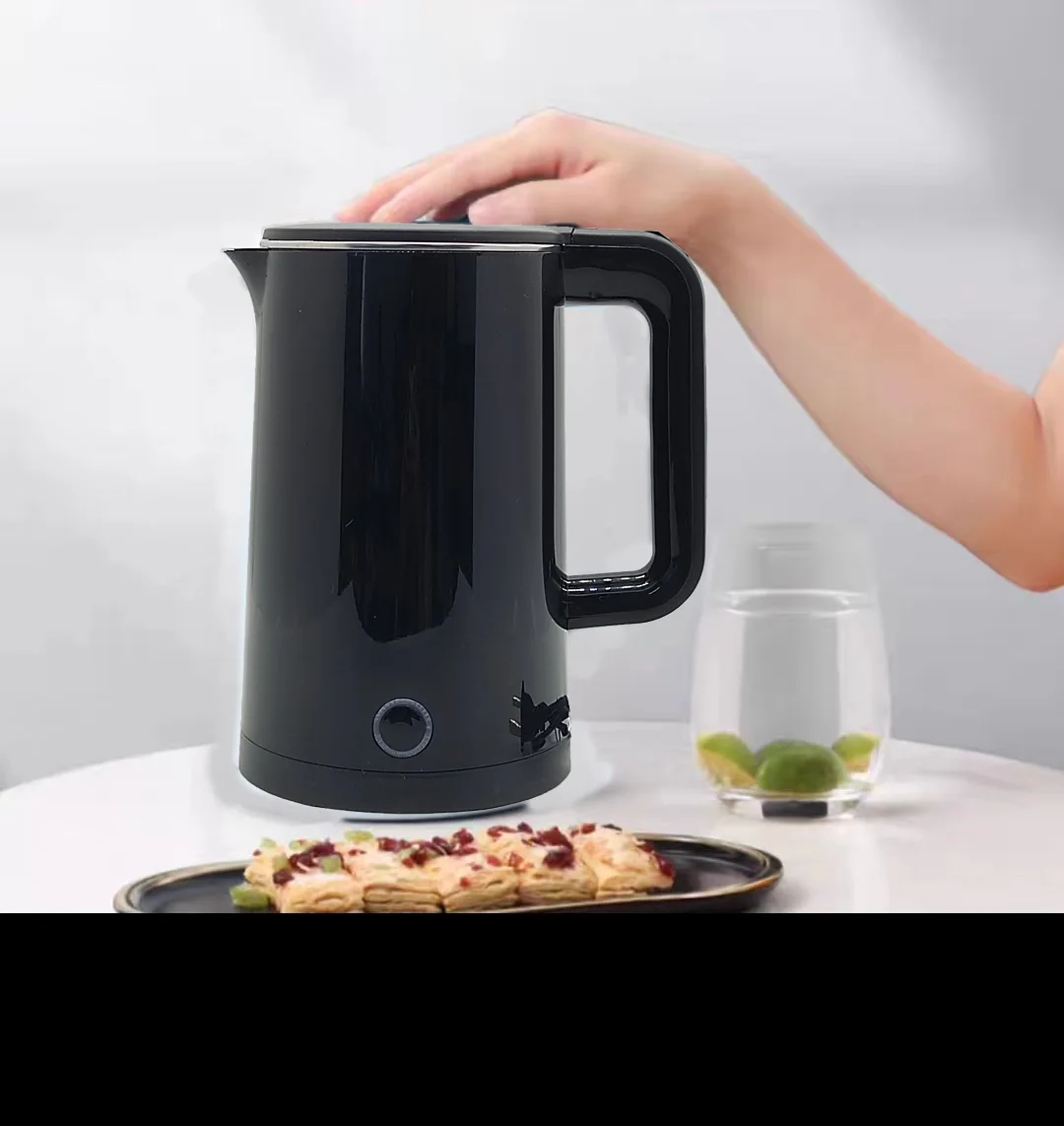 Household Electric Kettle 1500w 1.8l Ss 201 Double Layer Kettle For ...