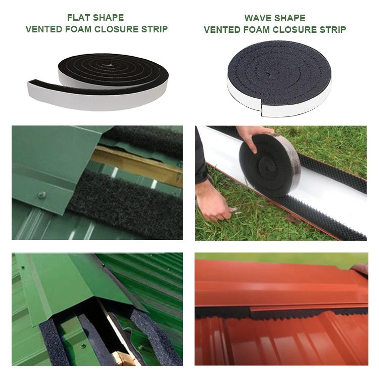 Roofing Standing Seam Ribs Open Cell Foam Rolls - 3 Years Warranty