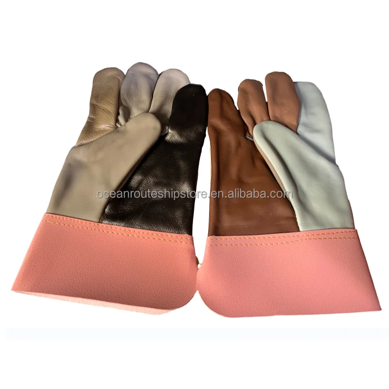 IMPA Code 190111 Heavy Duty Marine Ship Use Working Glove Leather Palm ...