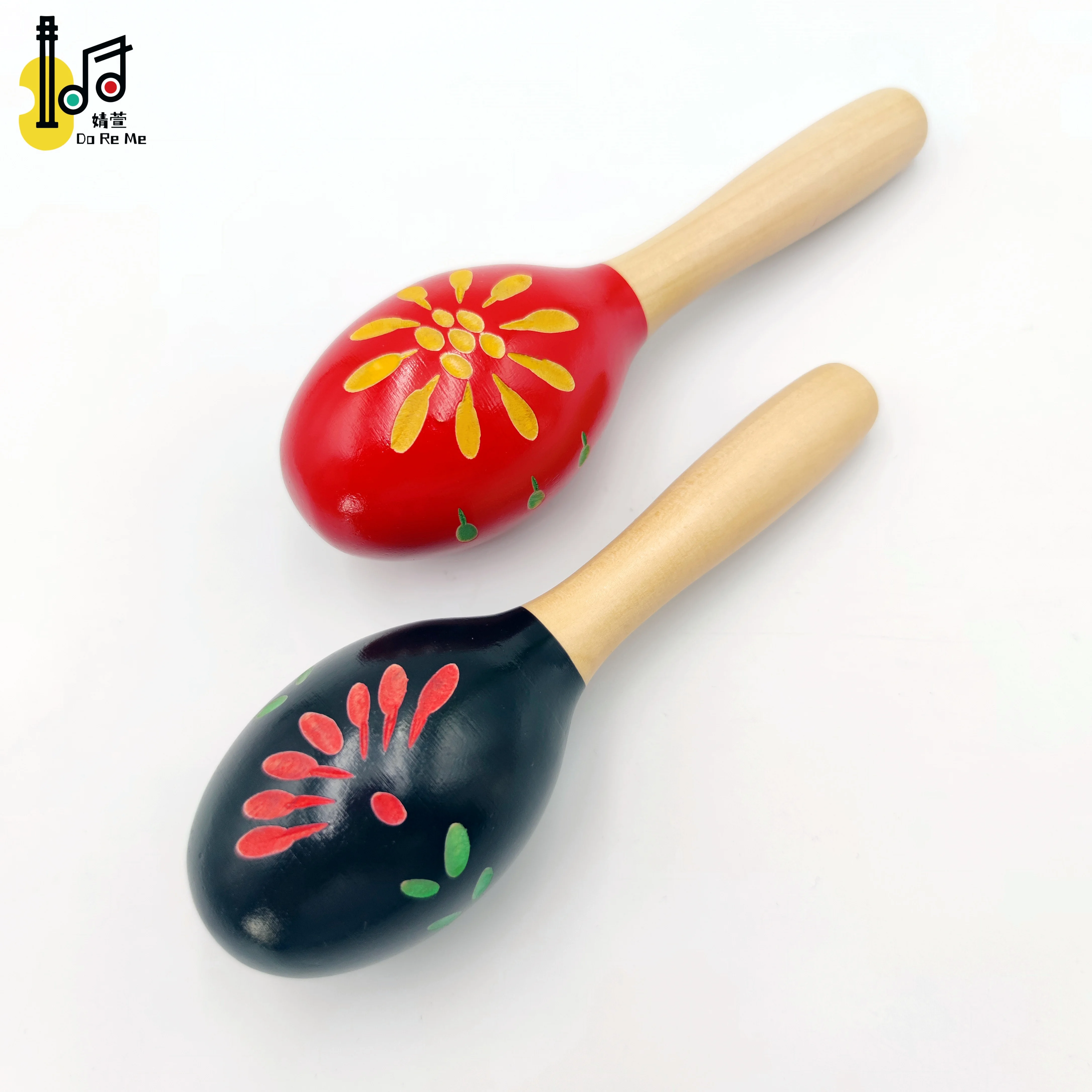 Hot Selling Mini Wooden Maracas 15cm Long Musical Instruments ...