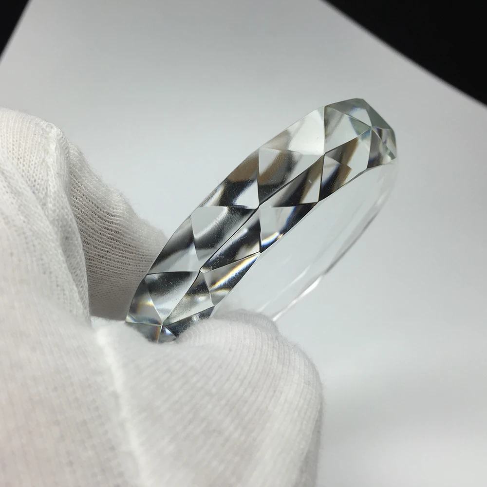 Top Quality Glass Paperweight - Faceted Crystal Souvenir