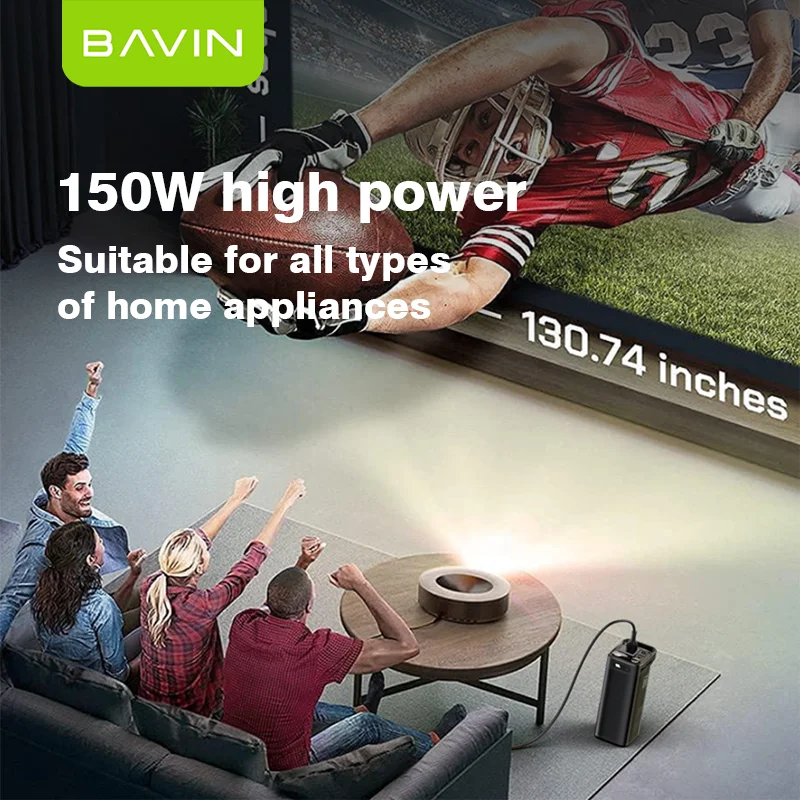 BAVIN PC021S - 150W Portable Power Bank for Travel & Fast Charging