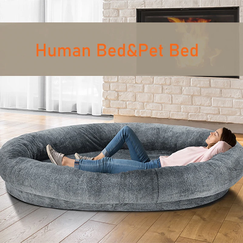 New Design Comfortable Human Dog Bed Human Sized Dog Bed Warming Cozy ...