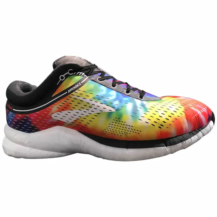customized 4mL big inflatable shoe balloon, inflatable running shoes ...