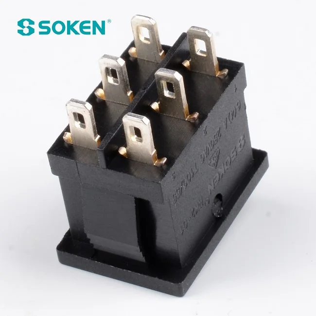 Soken T100 250vac 6a Kema Keur Rocker Switch RK2-01