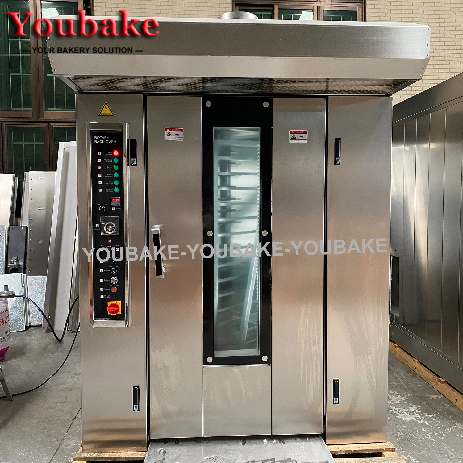 Industrial Bakery Rotary Oven Rack Oven with Trolley