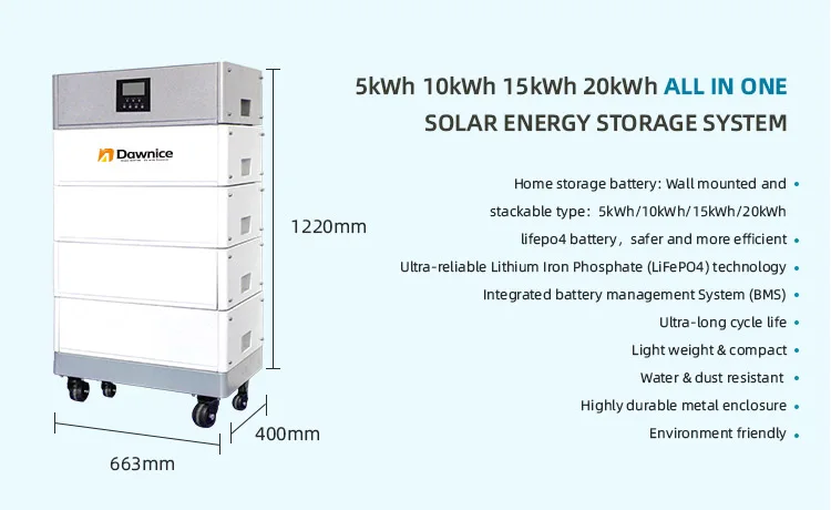 All In One Inverter Solar Lifepo4 Lithium Ion Module Lfp 15 Kw 20kwh ...