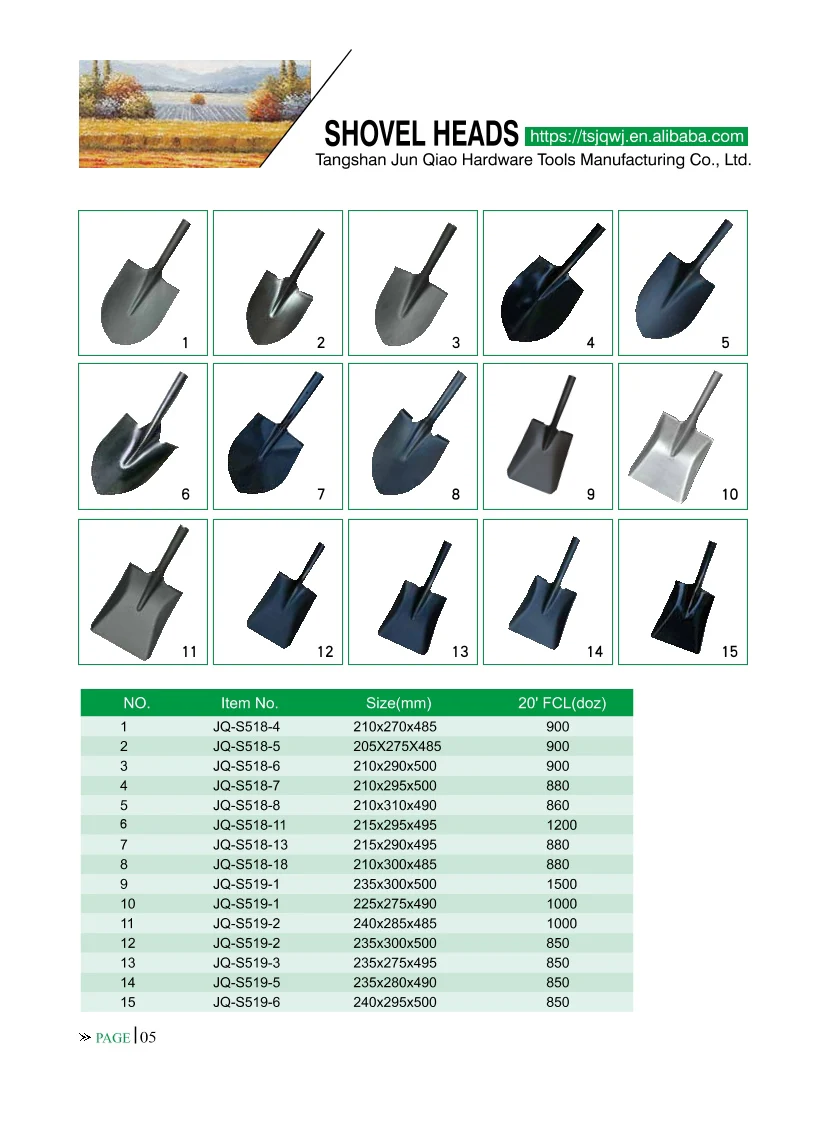 Maloda 500G Spade Shovels - Durable Garden Tools for Farming