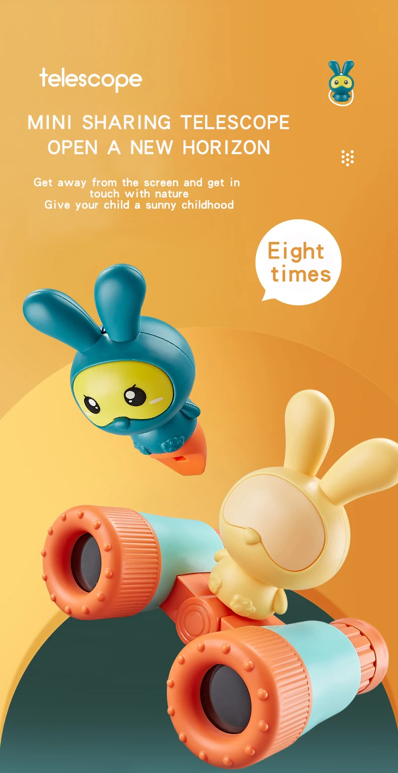 Educational Fun with Children's Color Portable Telescope
