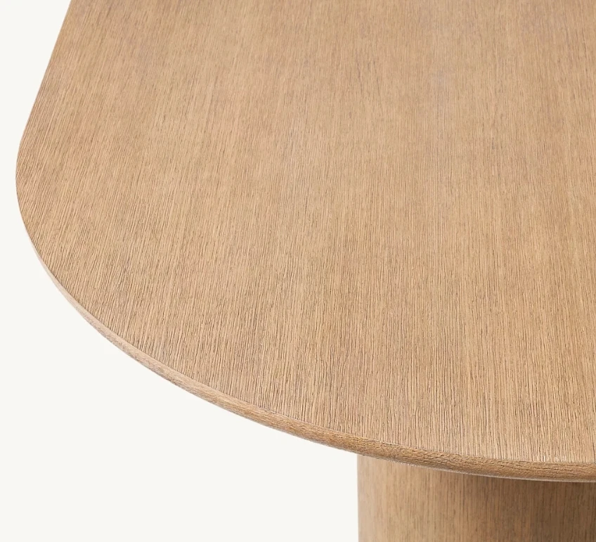 Sigma Corta Rectangular Dining Table - Solid Wood, Antique