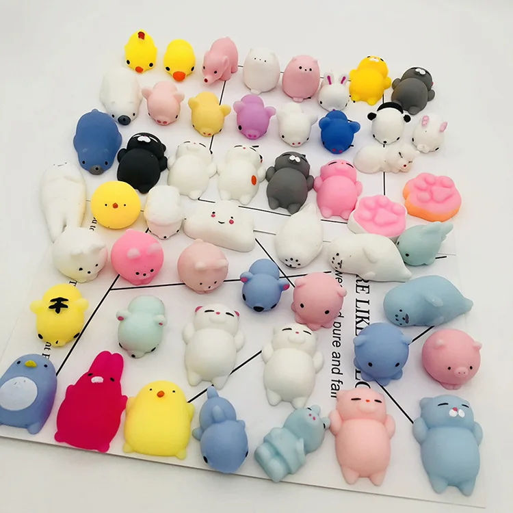 Aijh Stress Relief 3d Diy Reliever Mochi Toys Animal Fidget Toy Squeeze ...