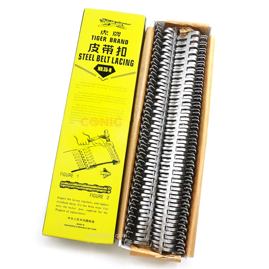 Alligator Staple Fastening System Stainless Steel Tiger Belt Lacing For ...