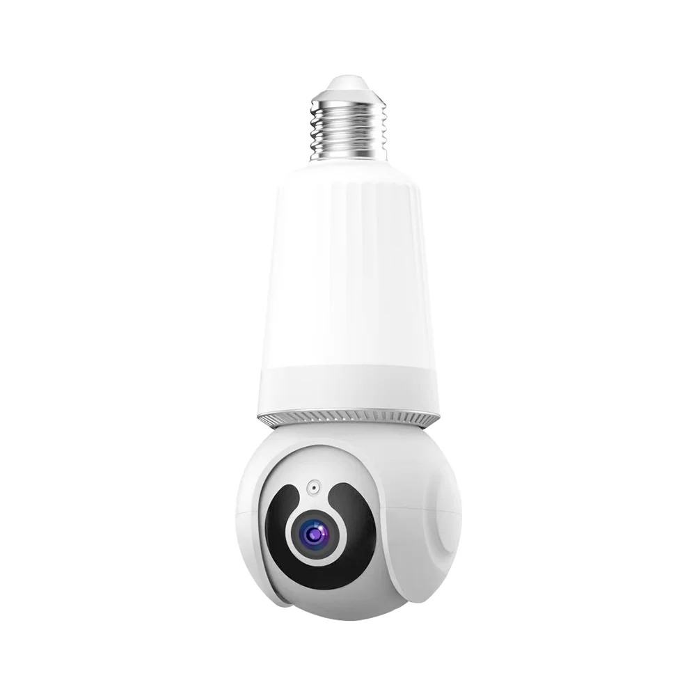 Ceiling Mount Ac Power Bulb Light Wireless Ptz Camera Security 90 ...