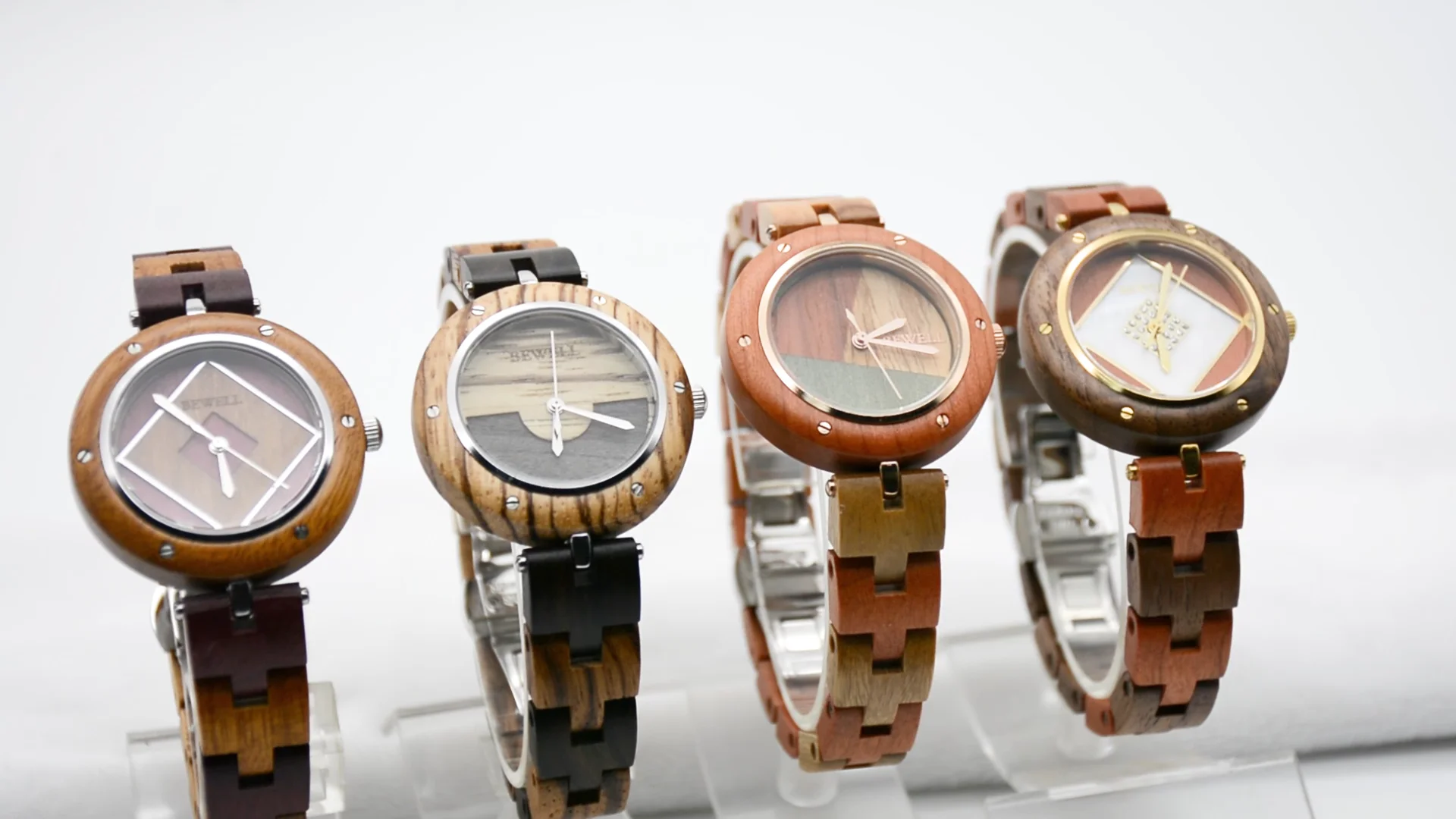 Wholesale Luxury Natural Wood Grain Women Wristwatches Original Custom ...