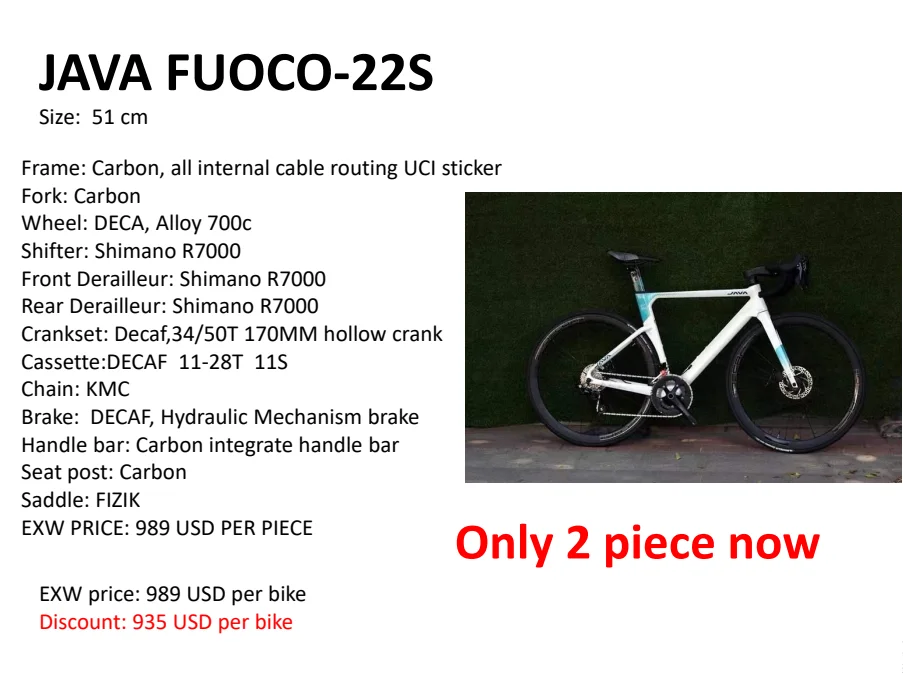 JAVA Road Bikes - Lightweight, High-Performance Cycling