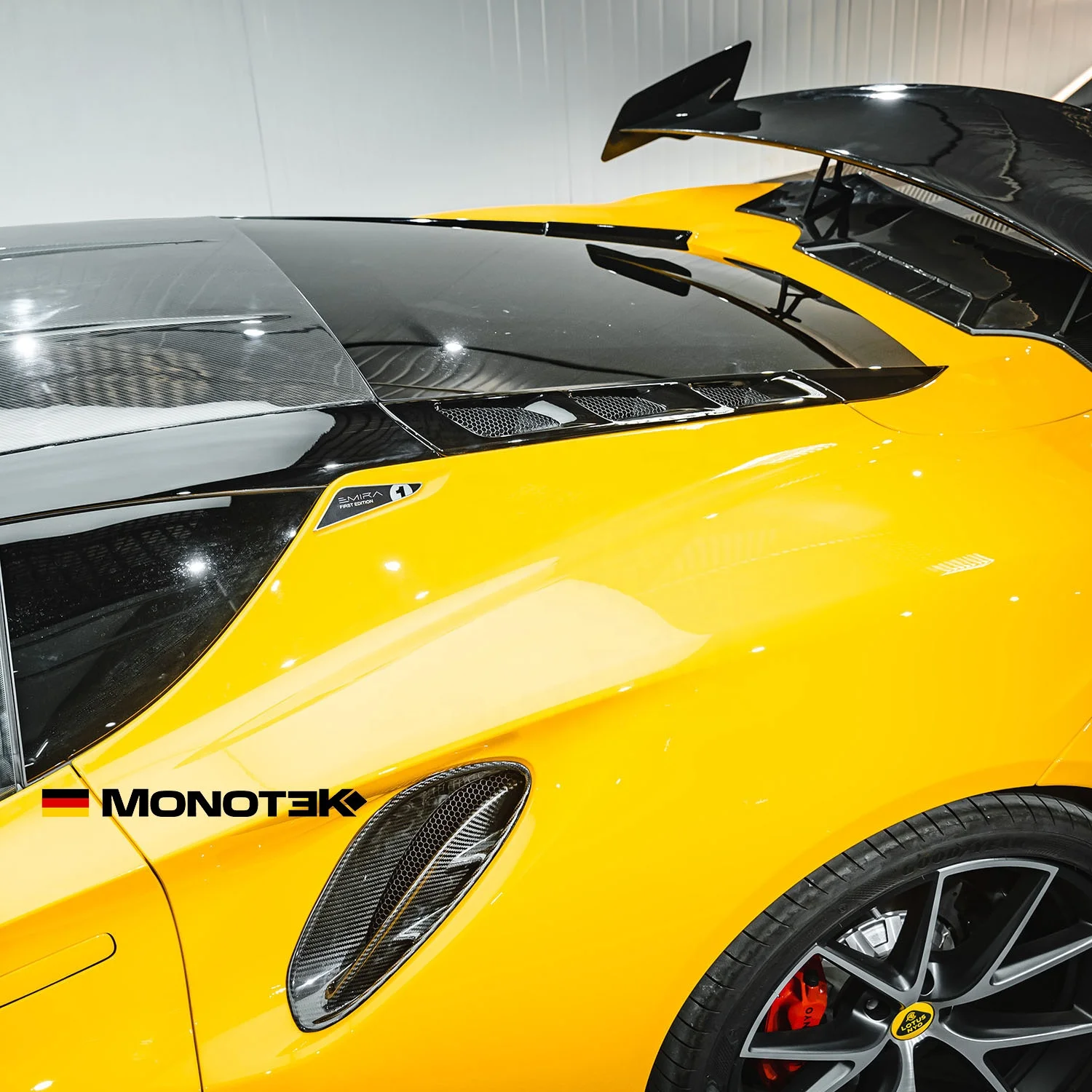 Car Rear Fender Air Intake Trim 2pcs Carbon Fiber for Lotus Emira 2021 ...