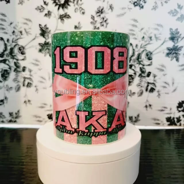 Alpha Kappa Alpha Delta AKA Logo DTF UV Wraps - Custom Designs