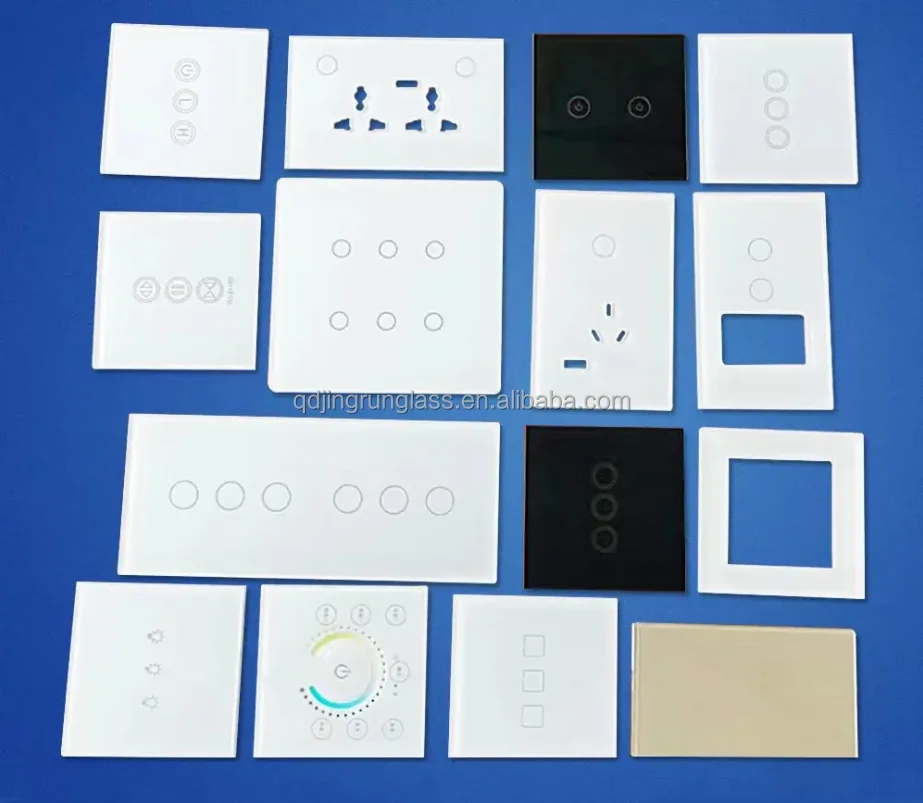 Customizable Home Appliances Screen Tempered Printing Glass Touch ...