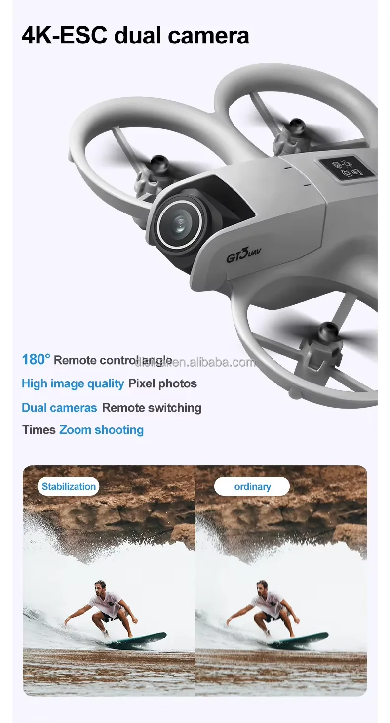 Wholesale KY102 Mini FPV Obstacle Avoidance Drone - 4K HD