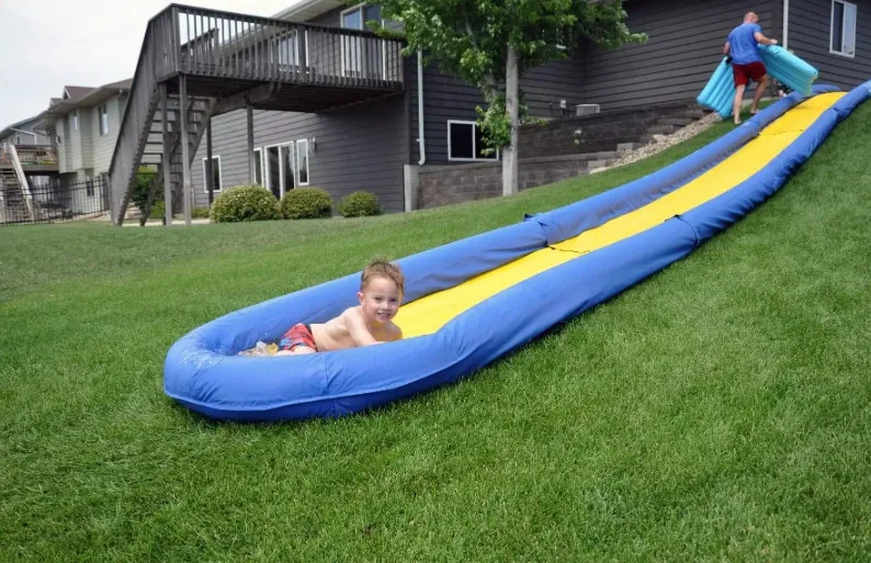 Summer Swimming Pool Pvc Water Slide Outdoor Games Inflatable N Slide ...