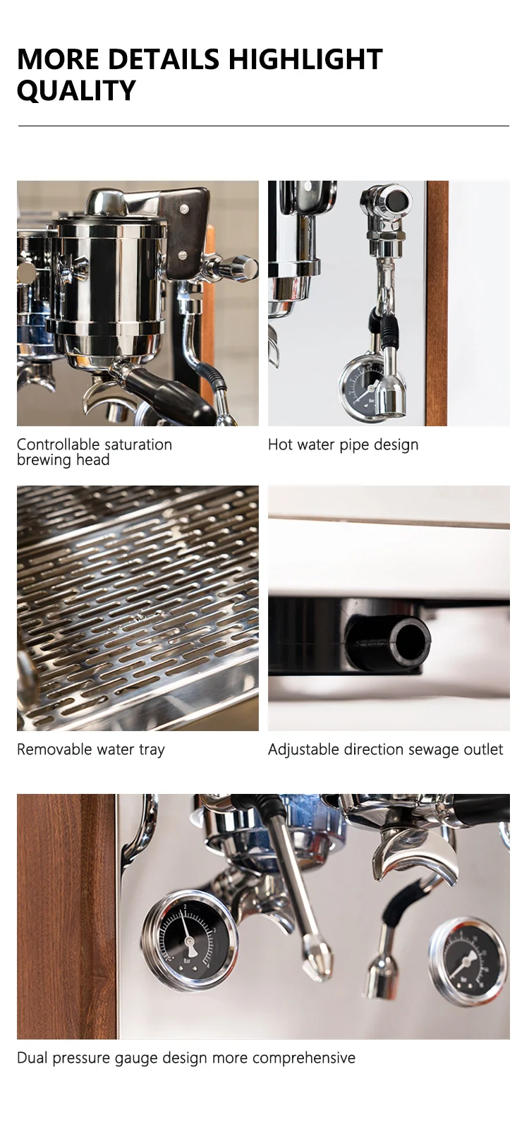 Commercial Espresso Machine Coffee/latte/cappuccino Machine Stainless ...