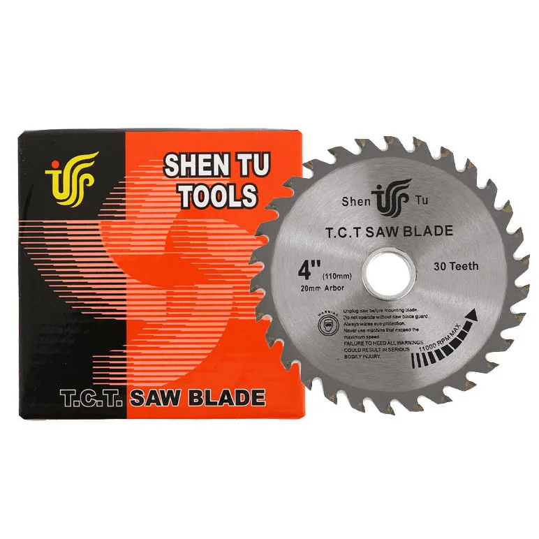 4" 30t Woodworking Tct Circular Saw Blades 110mm 40t Alloy Cutting ...