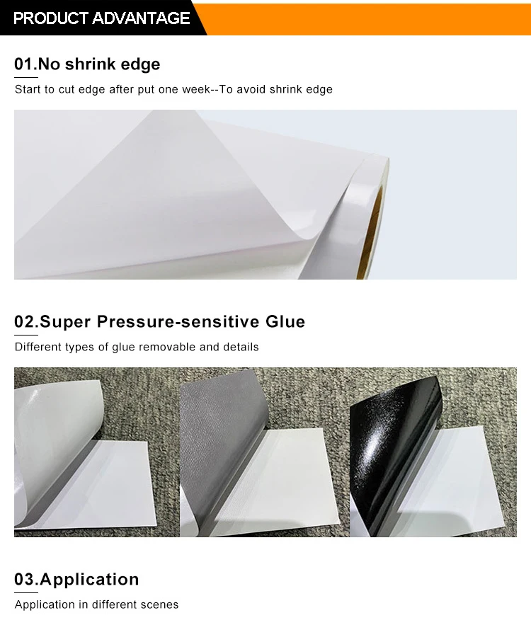Factory Price Pvc Vinyl For Digital Printing Material Self Adhesive ...