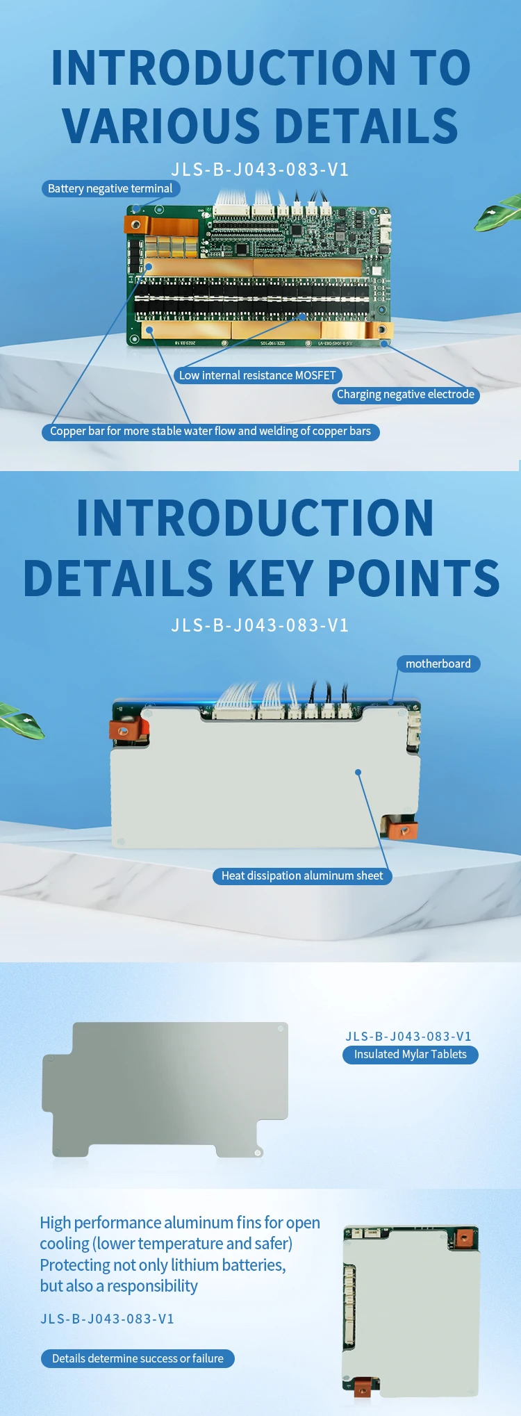 KLS Lifepo4 Battery Management System Pcm Pcb Lifepo4 Battery Pack Bms ...